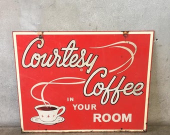 Vintage coffee sign | Etsy