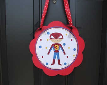 Superhero door sign | Etsy