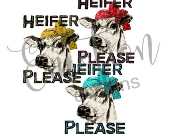 Heifer clip art | Etsy