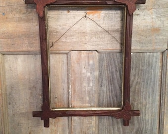 Antique wood frame | Etsy