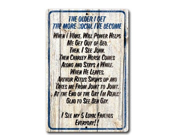 Over the hill sign | Etsy