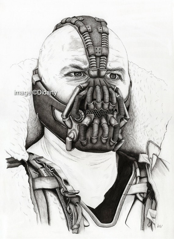 Bane Portrait Batman Print