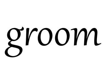 Groom svg | Etsy