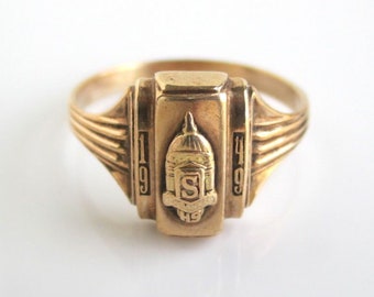 Antique class ring | Etsy