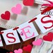 Valentines Day Decorations HUGS AND KISSES Banner