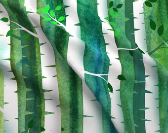 Birch tree fabric | Etsy