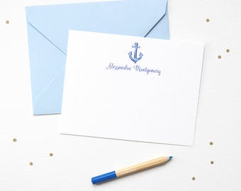Nautical note cards | Etsy