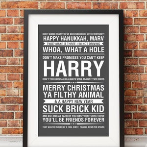 Home alone quote | Etsy