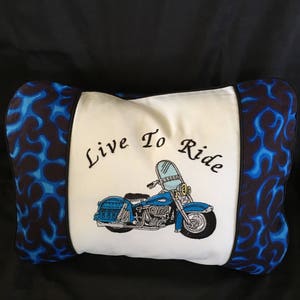 Motorcycle pillow | Etsy