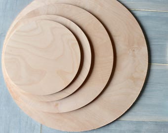Wood circles | Etsy