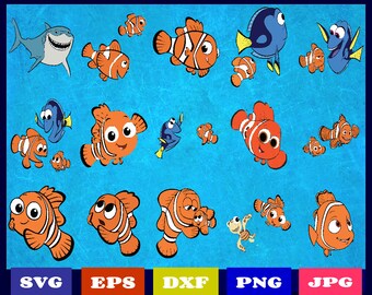 Finding nemo stencil | Etsy