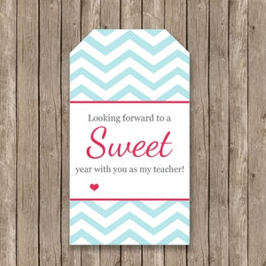 Teacher candy tags | Etsy