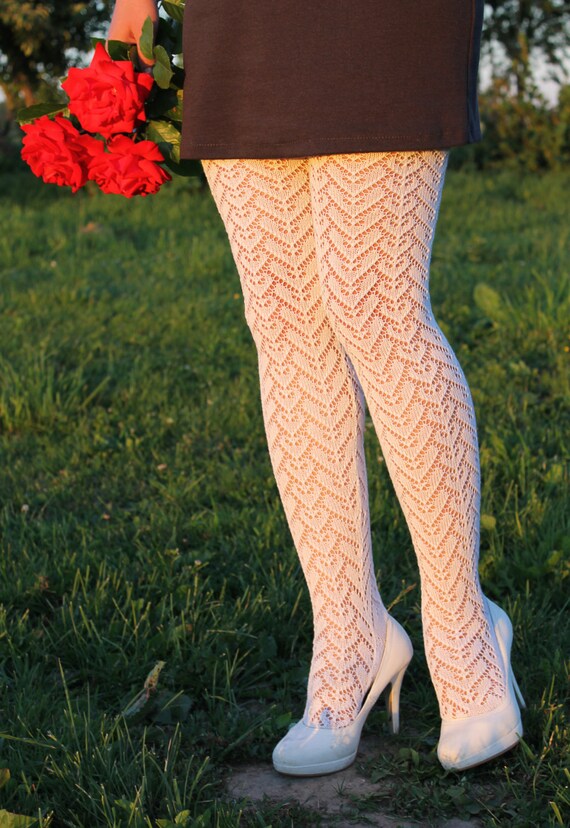 Luxurious lace stockings Extra long elegant women socks