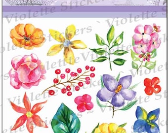 Violette stickers | Etsy