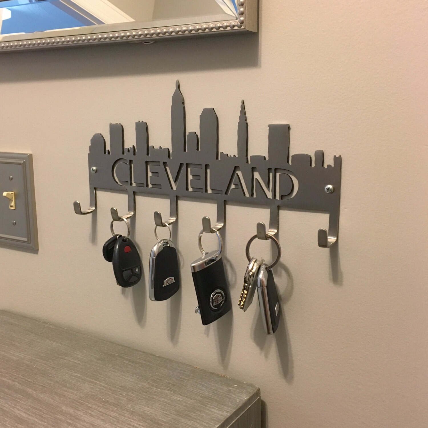 Cleveland Skyline Key Hooks- stainless steel
