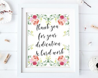 Thank you poster | Etsy