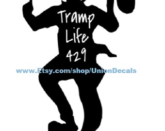 Dancing Tramps decal IBEW UNION STICKER
