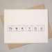 Thank You Chemistry Card Set Periodic Table of the Elements