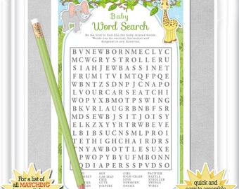 Baby word search | Etsy