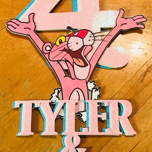 Panther cake topper | Etsy