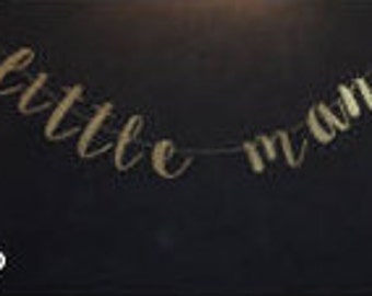 Little man banner | Etsy