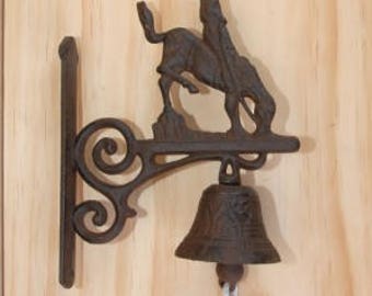 Cowboy dinner bell | Etsy
