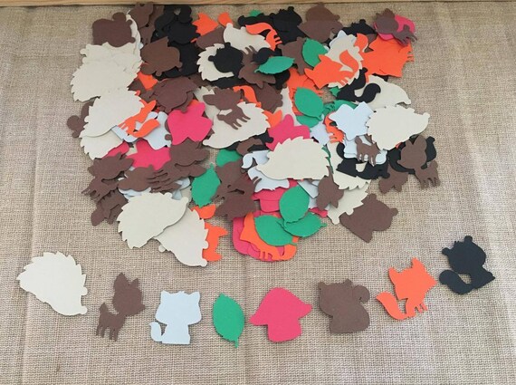 200 Piece Set Woodland Confetti Woodland Animal Confetti