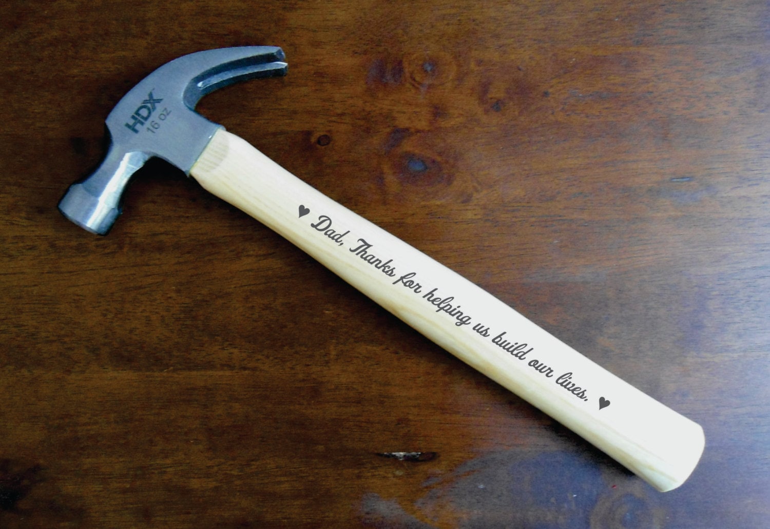 Personalized Hammer with Wood Handle Great Quality