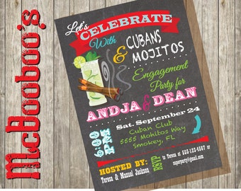 Cuban invitation | Etsy