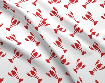 Lobster fabric | Etsy