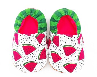 Watermelon booties | Etsy