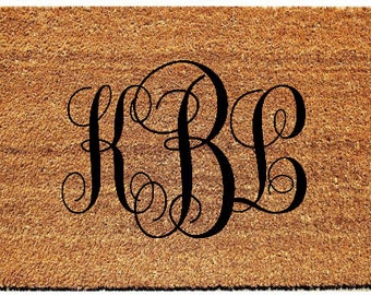 Monogram rugs | Etsy