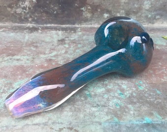 Purple glass pipe | Etsy