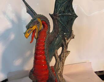 Dragon statue | Etsy