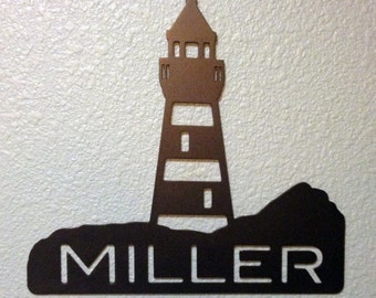 Lighthouse sign | Etsy