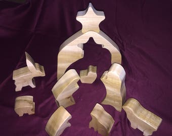 Nativity puzzle | Etsy