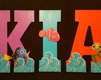 Finding nemo letters | Etsy