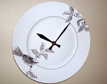 Black and white bird | Etsy