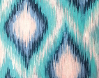 Ikat painting | Etsy