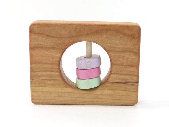 COLORADO State Baby Rattle™ Modern Wooden Baby Toy Organic