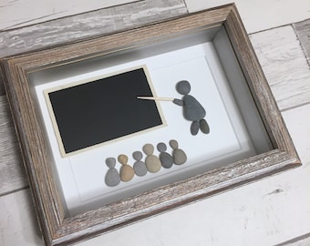 Teacher pebble art | Etsy