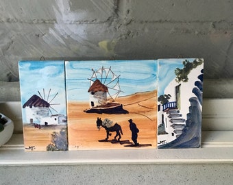 Hand painted tiles | Etsy