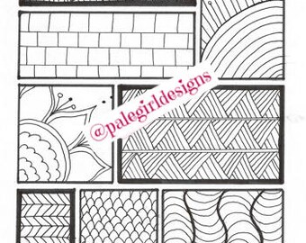 Zen coloring page | Etsy