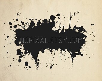 Splatter stencil | Etsy