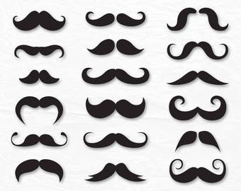 Mustache Word Art Hipster ClipArt Moustache Quote Movember