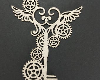 Steampunk Keychain Human Anatomy Evil Eye Steam Punk Key