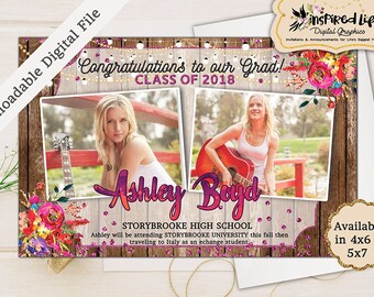 Rustic graduation | Etsy