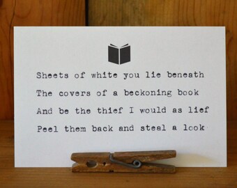 Poem postcard | Etsy