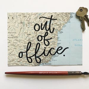 Out of office sign | Etsy