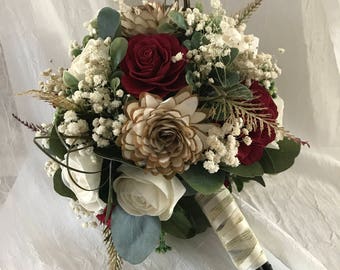 Rustic Bouquet of Rusty Flowers Bloom Forever For For You To
